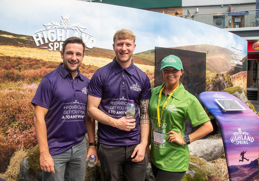Brand Experience Train Station Roadshow by Highland Spring